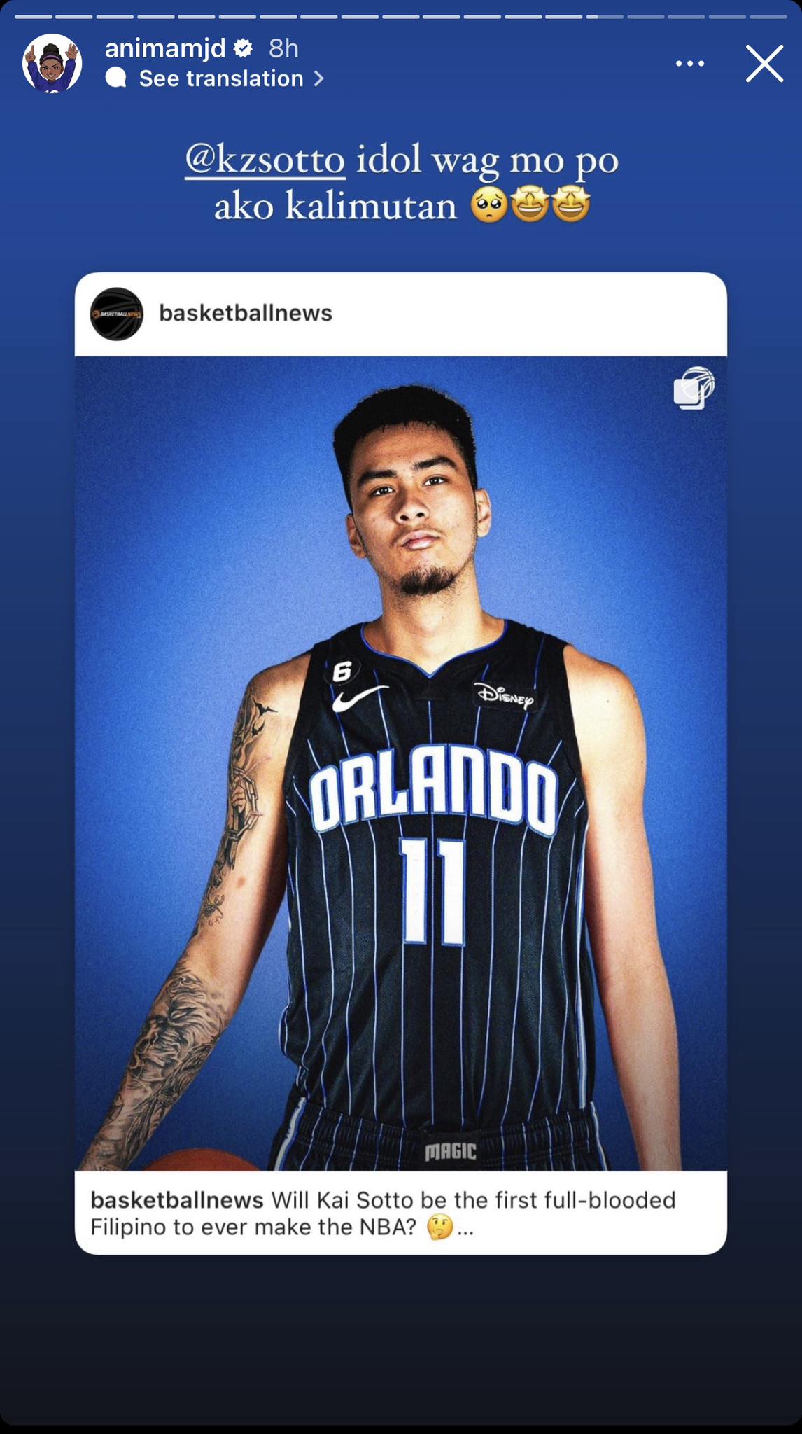 From one lodi to another: Jack Animam makes request to NBA Summer League-bound Kai Sotto ...